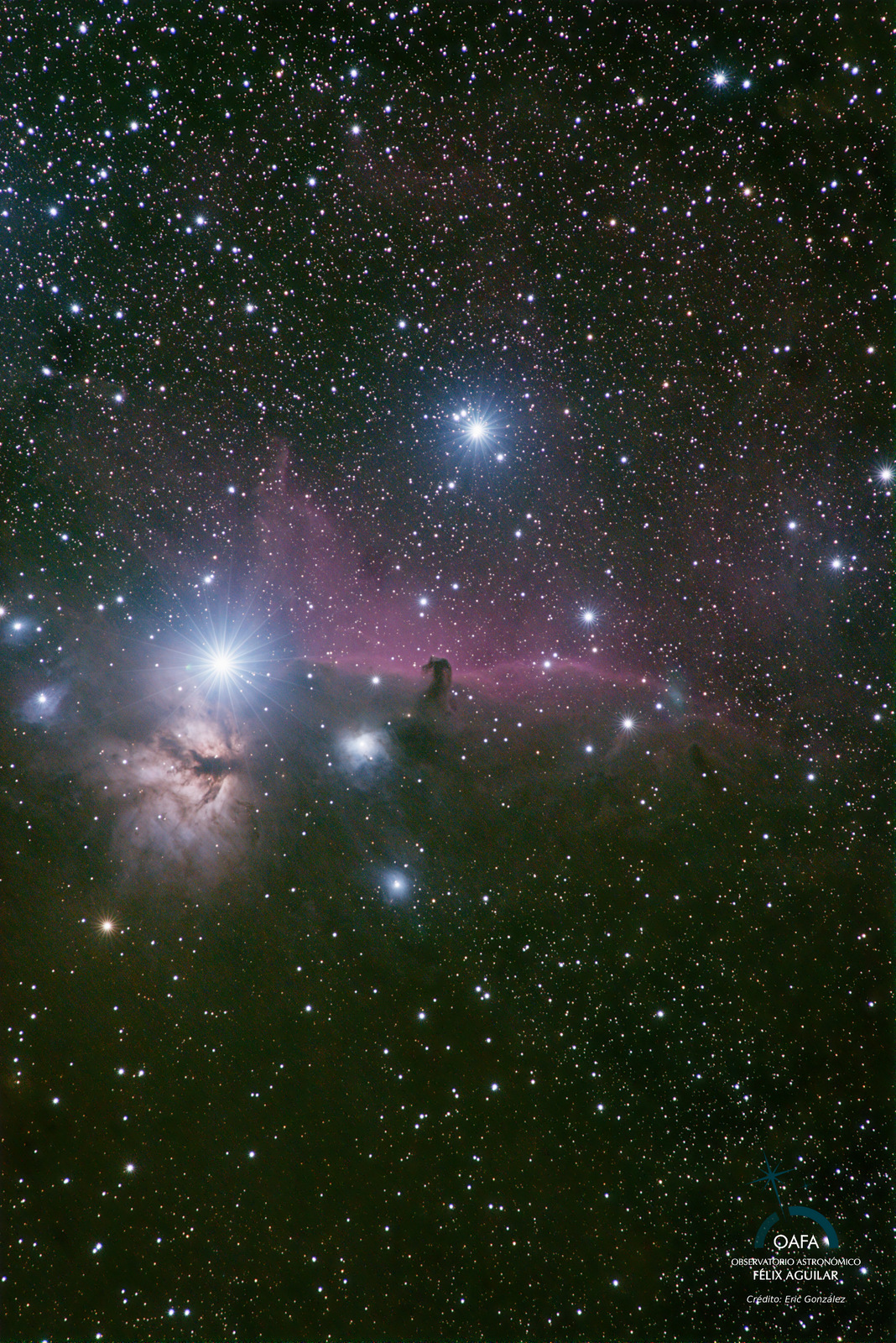 La nebulosa Cabeza de Caballo en el cielo de San Juan