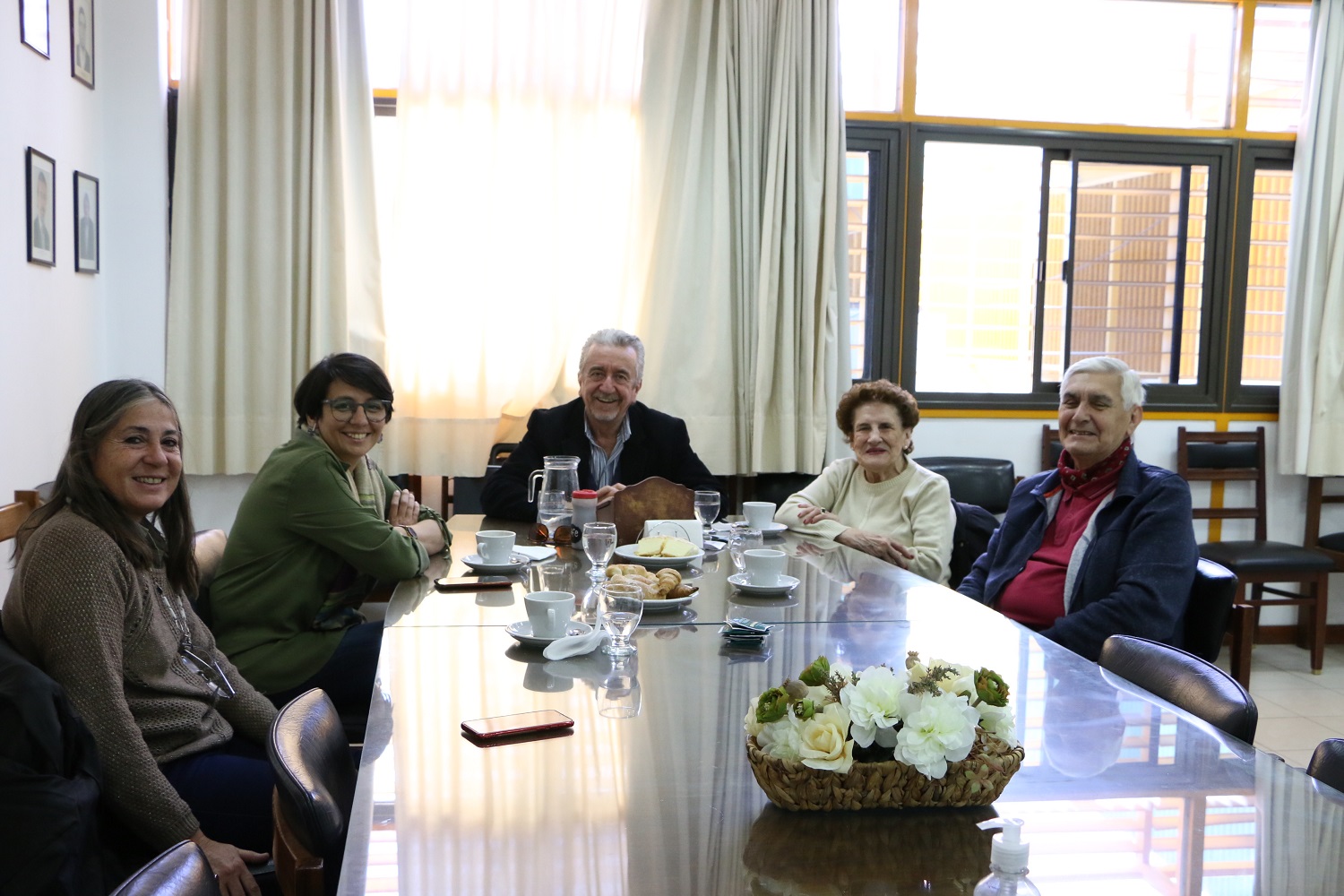 Visita de Zulema González y Francisco López García